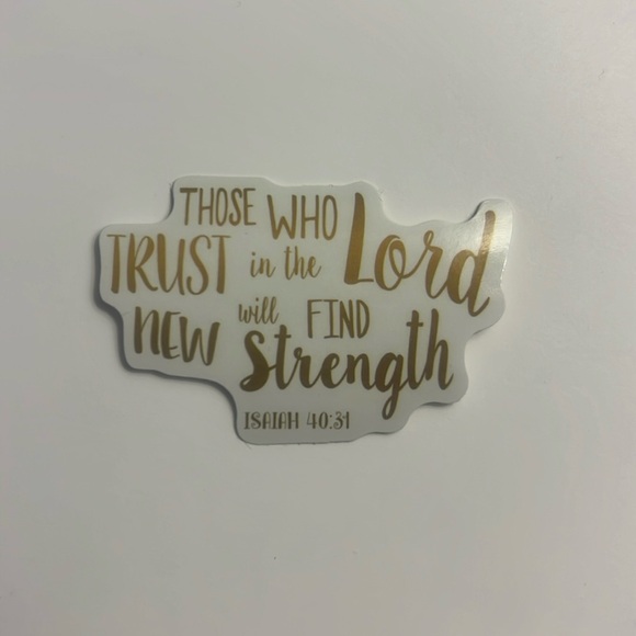 Design | Isaiah 431 Bible Verse Biblical Vinyl Sticker Decal | Poshmark